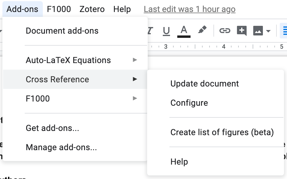 How to write academic documents with GoogleDocs using F1000Workspace ...